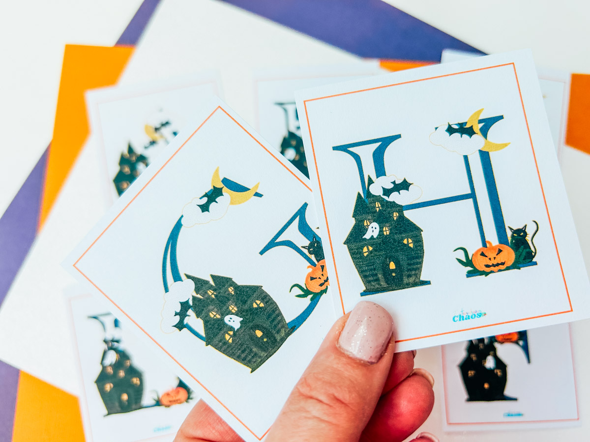 Haunted House Alphabet Flash Cards - Extraordinary Chaos Shop